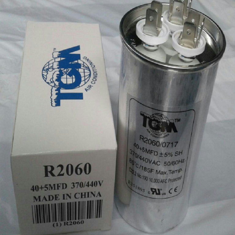 40+5 MFD 370-440V CAPACITOR MARCHA – Termoclima Andina S.A.C